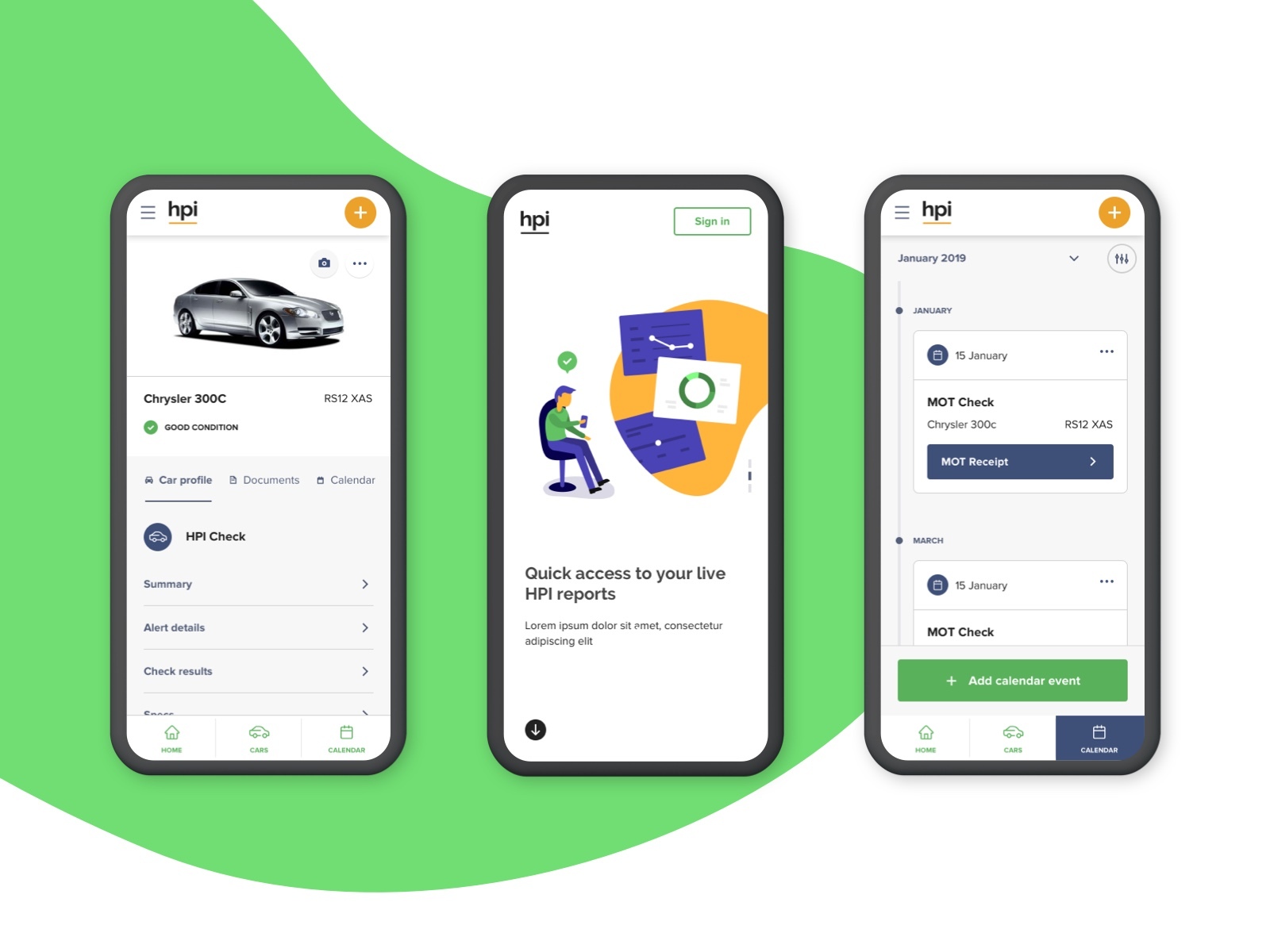 Automotive UX and UI design - Cap HPI - Lighthouse London